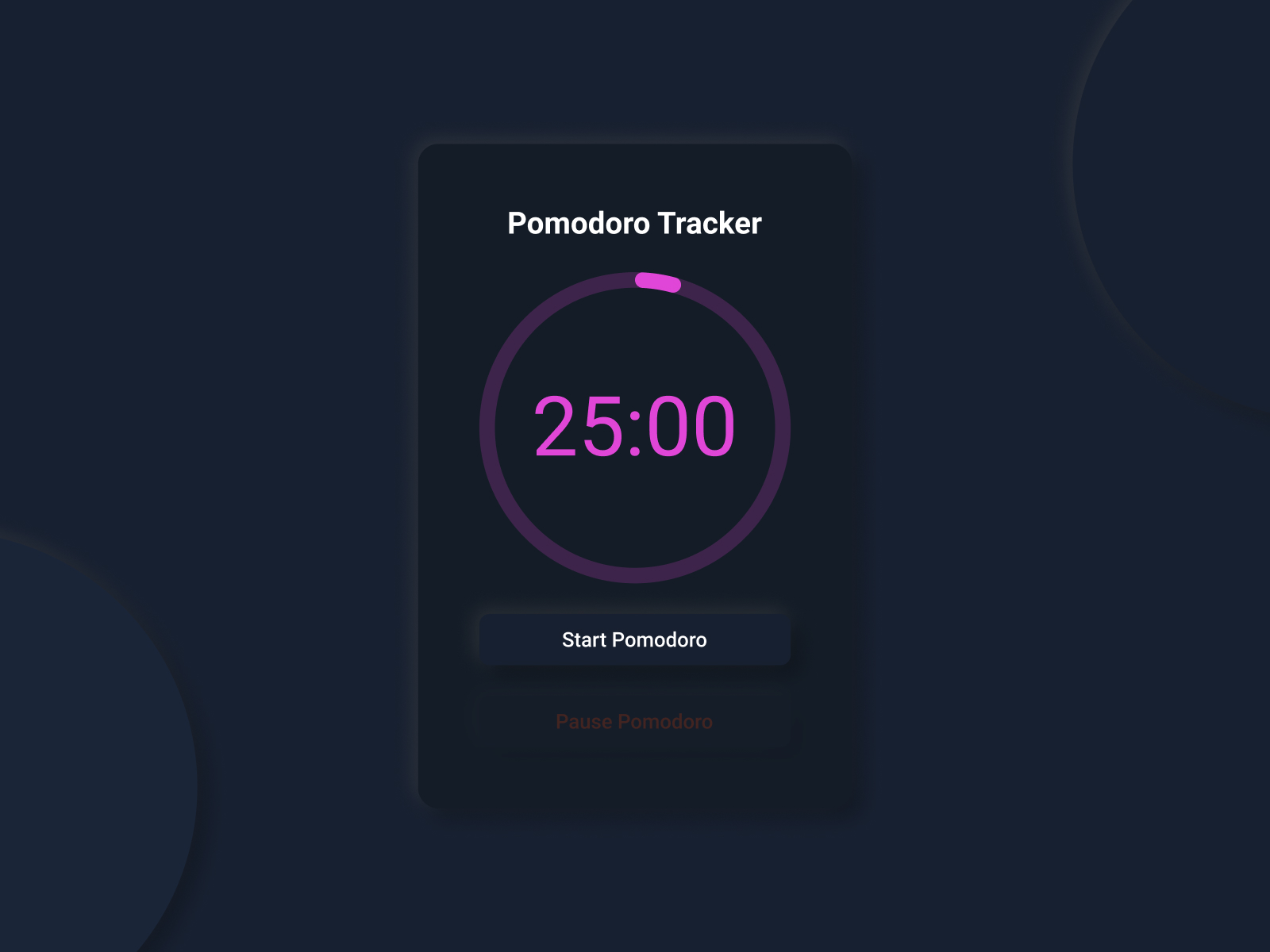 Pomodoro Tracker